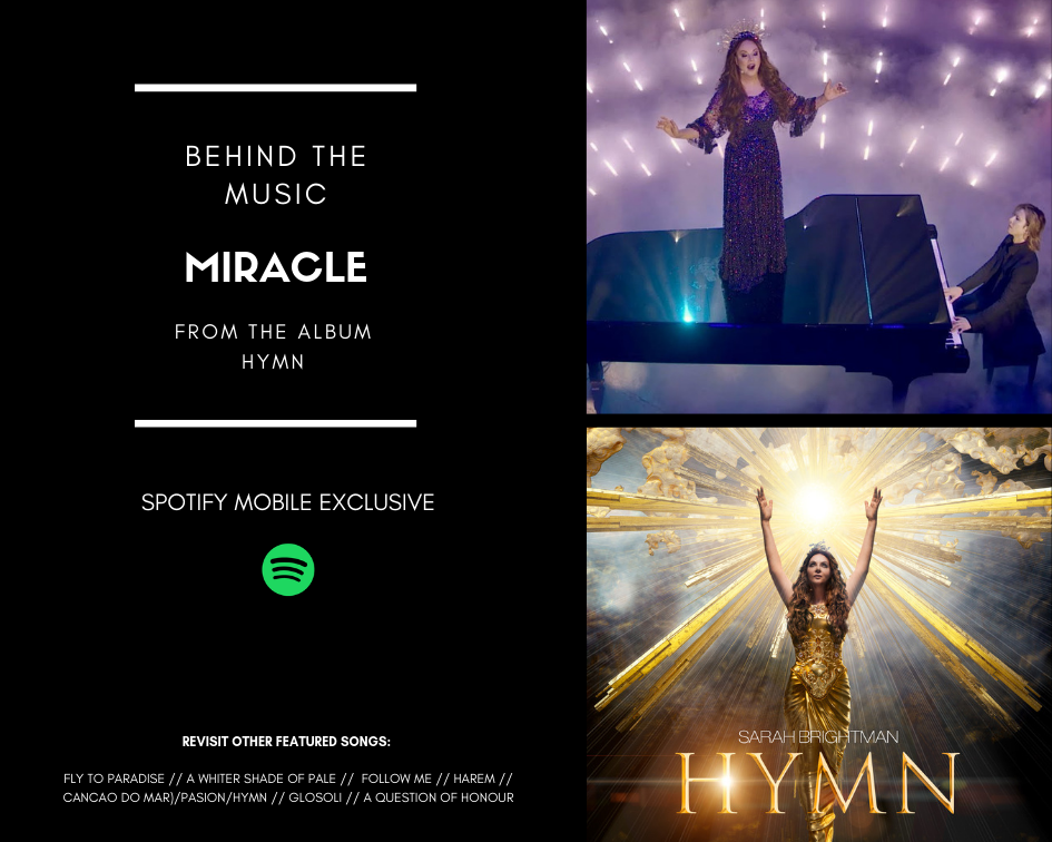 Behind the Music on Spotify Week 9: 'Miracle' - Sarah Brightman : Sarah ...
