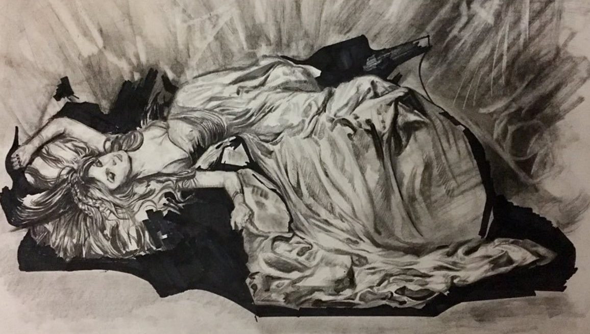 Another Gorgeous Sketch of Sarah - Sarah Brightman : Sarah Brightman