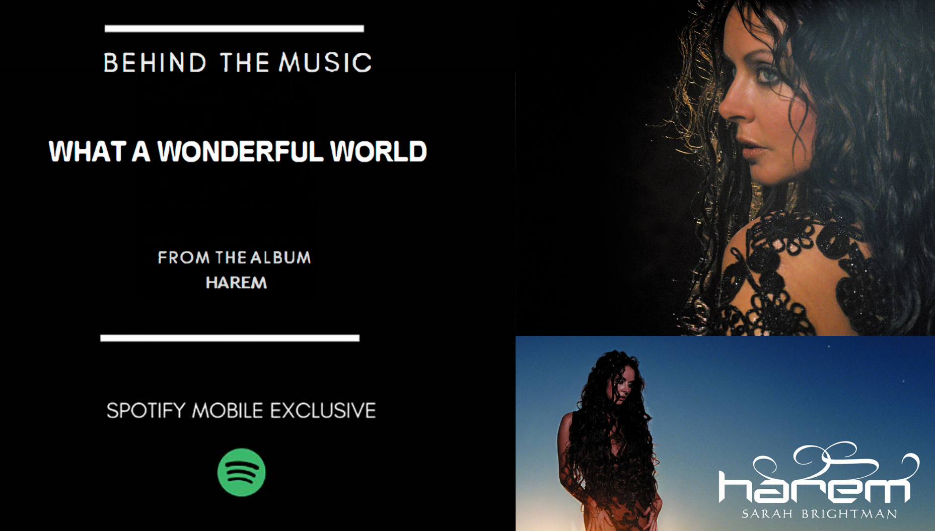 BEHIND THE MUSIC ON SPOTIFY: "What a Wonderful World" - Sarah Brightman ...