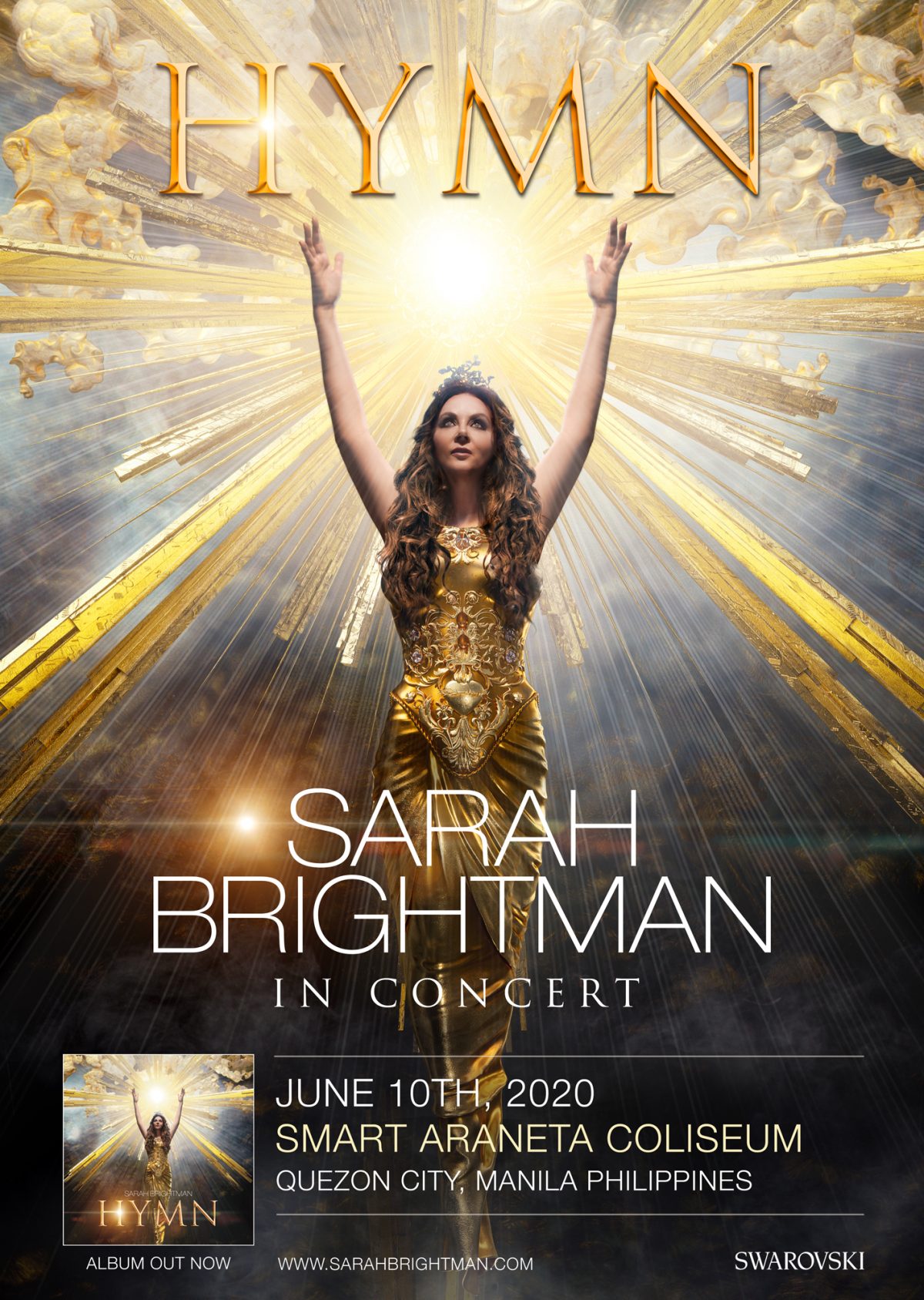The HYMN World Tour is Coming to Manila! - Sarah Brightman : Sarah ...