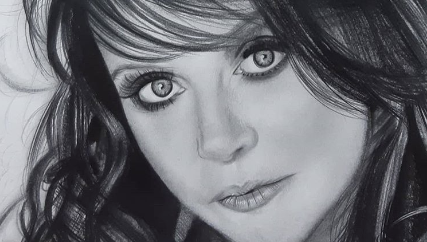 New Pencil Sketch Portrait of Sarah - Sarah Brightman : Sarah Brightman