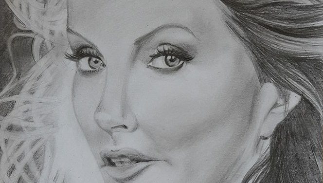 New Sketch Portrait of Sarah - Sarah Brightman : Sarah Brightman