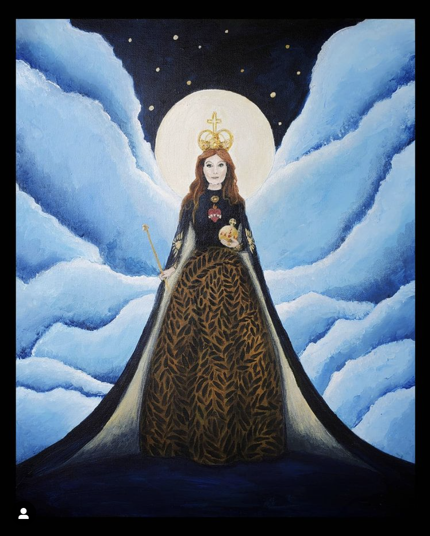 New Acrylic Painting of Sarah - Sarah Brightman : Sarah Brightman