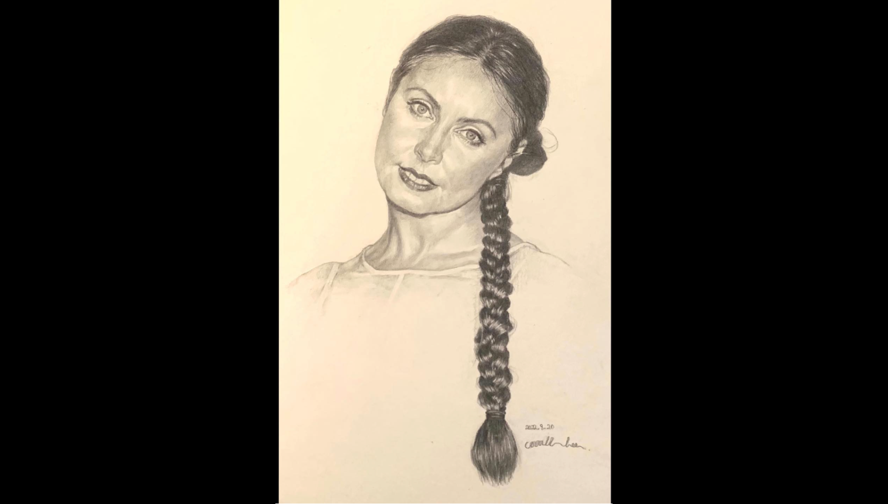 Beautiful Pencil Sketch Portrait of Sarah - Sarah Brightman : Sarah ...