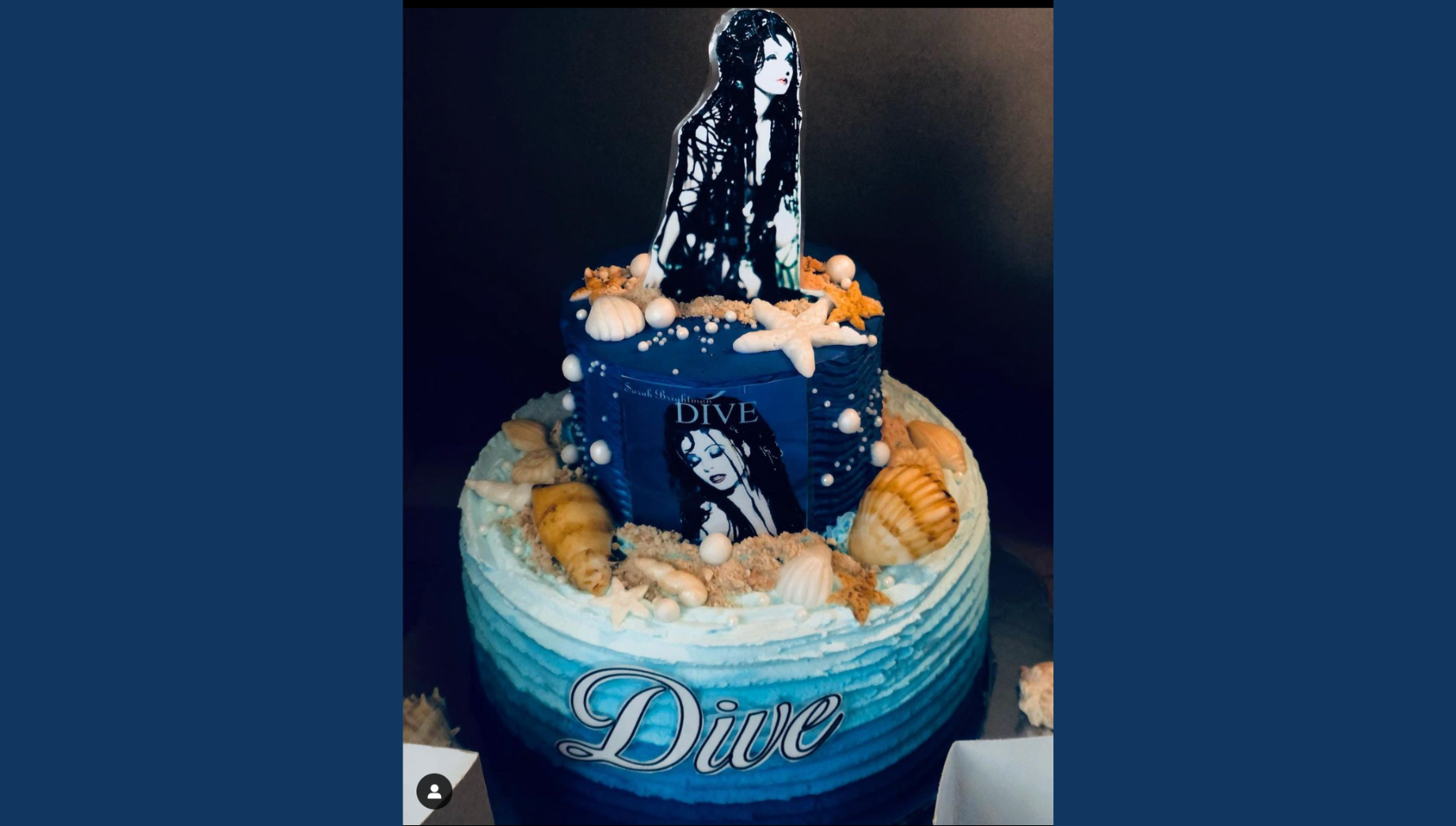 Cake Inspired by 'Dive'! - Sarah Brightman : Sarah Brightman